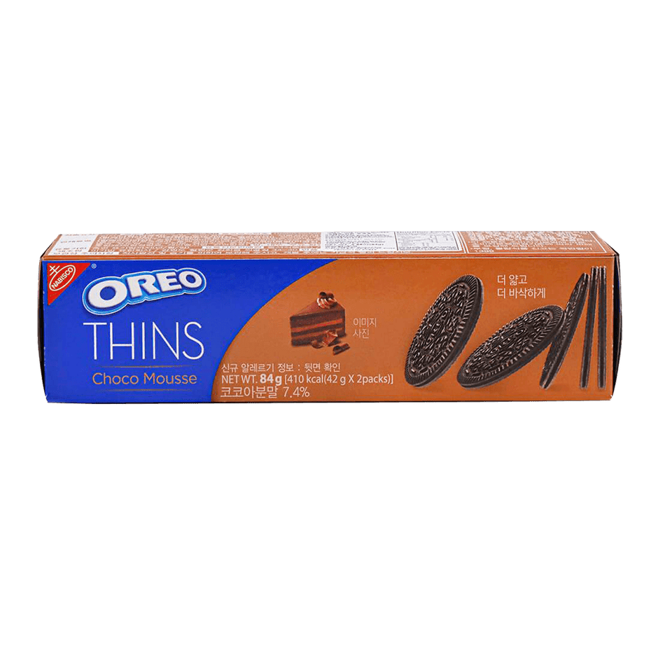 Oreo Thins Chocolate Mousse 24/84g Korea Wholesale – L&F Universal Goods